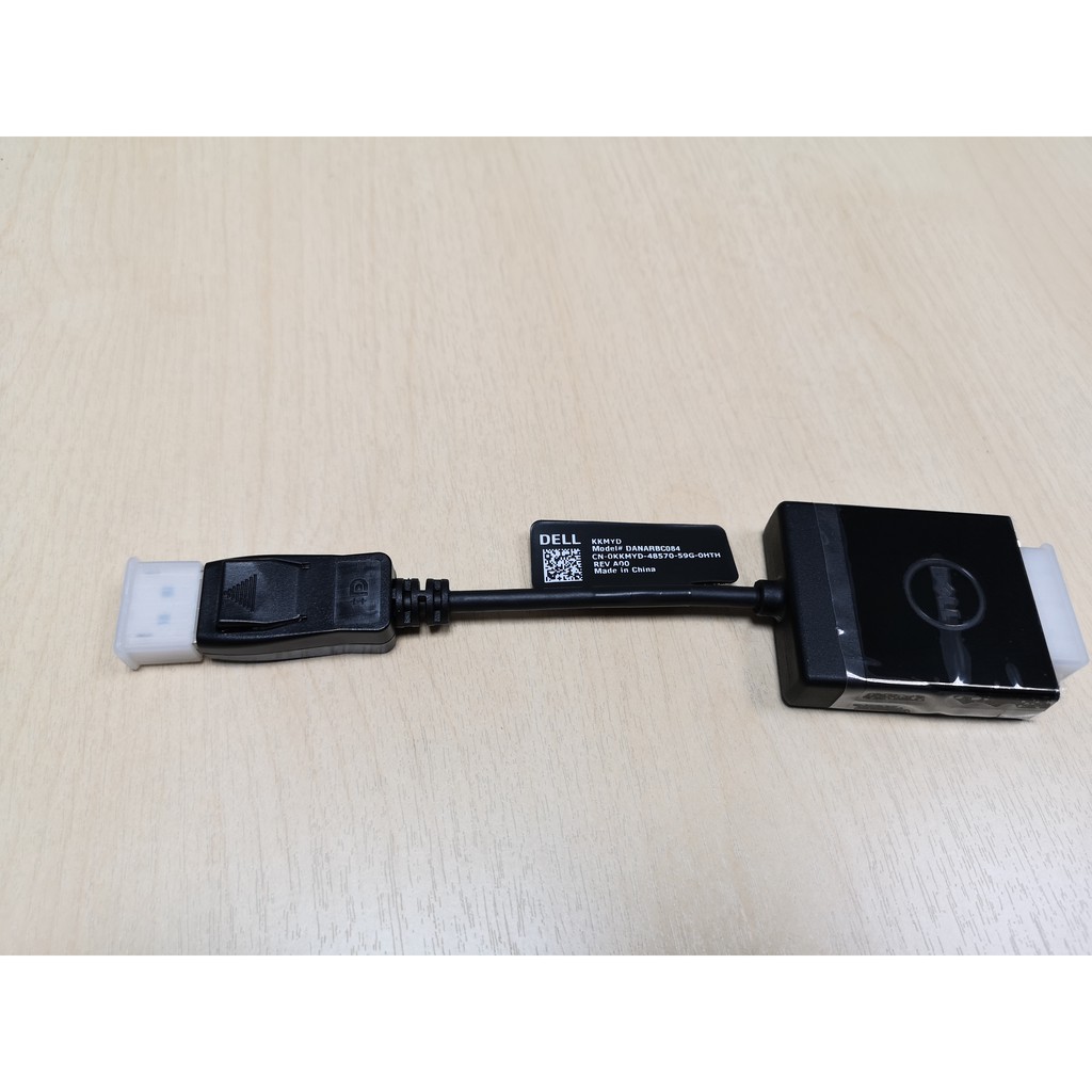 Dell Display Port to DVI adapter , Dell DP to DVI adapter , Adapter ...