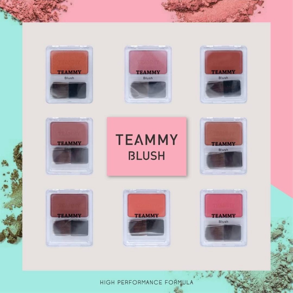 TEAMMY BLUSH [No.T101] ทีมมี่บลัช ปัดแก้มสีสวย รุ่นใหม่ล่าสุด High Performance Formula | Shopee ...