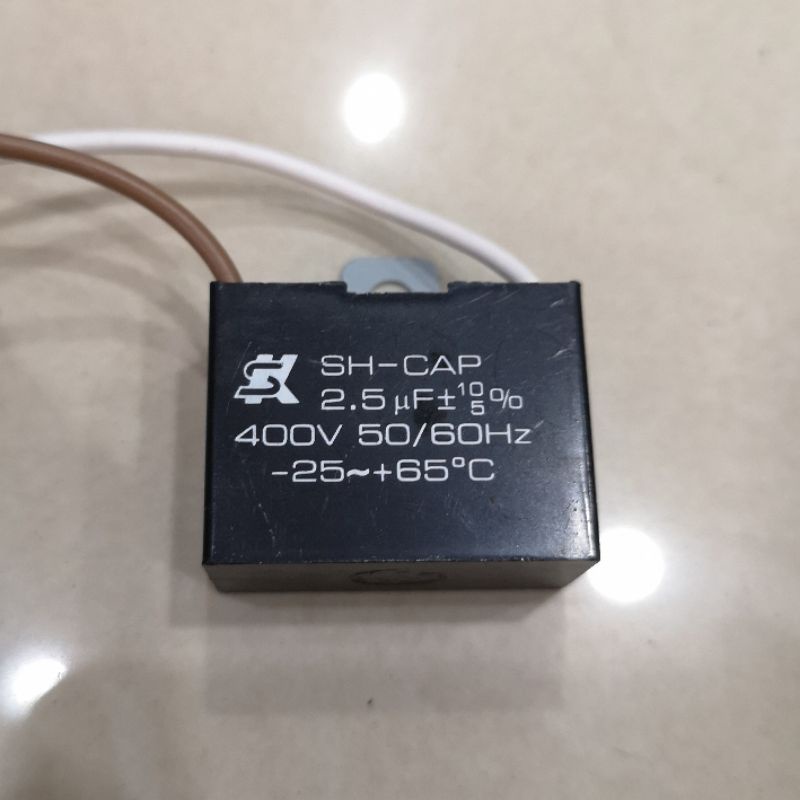 ของแท้ คาปาซิเตอร์พัดลม แคปพัดลม SK 2.5uf 3uf 3.5uf 400V. | Shopee Thailand