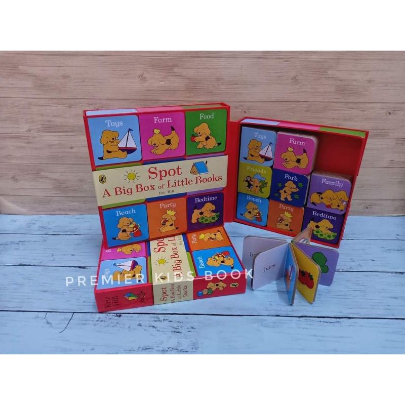 (New)Spot A Big Box of Little Books. Board Book เล่มเล็กจิ๋ว ชุด 9 เล่ม ...