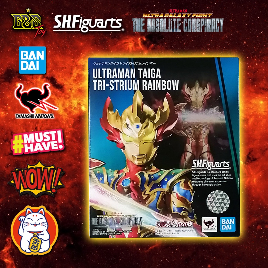S.H.Figuarts - Ultraman Taiga Tri-Strium Rainbow จากเรื่อง Ultraman ...