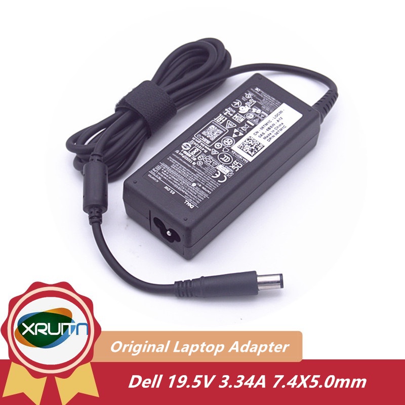 Dell 19.5V 3.34A AC Charger Power Adapter 65W สําหรับ Dell Latitude ...