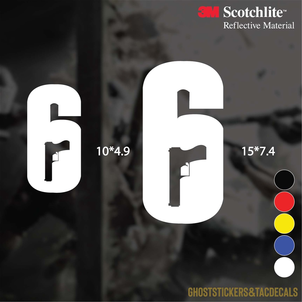 สติกเกอร์Rainbow Six Sieg แต่งรถยนต์ มอเตอร์ไซค์ laptop computer สะท้อน ...