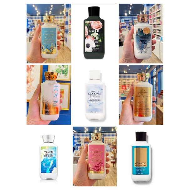 ของแท้/พร้อมส่ง Bath and Body Works Body Lotion 236ml. Set 2 โลชั่น ...