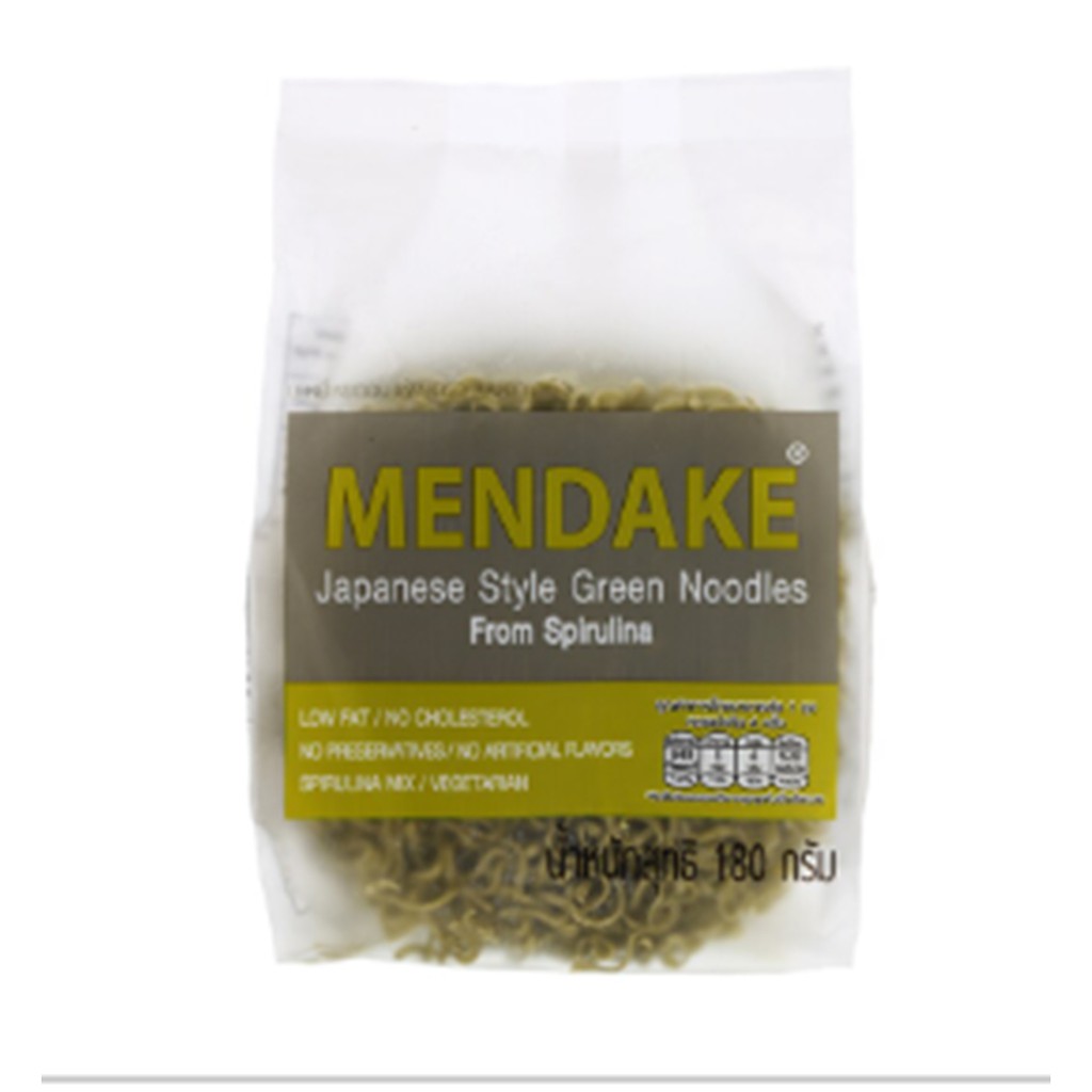 เมนดาเกะบะหมี่หยก 180กรัม Mendake Japanese Style Green Noodles ...
