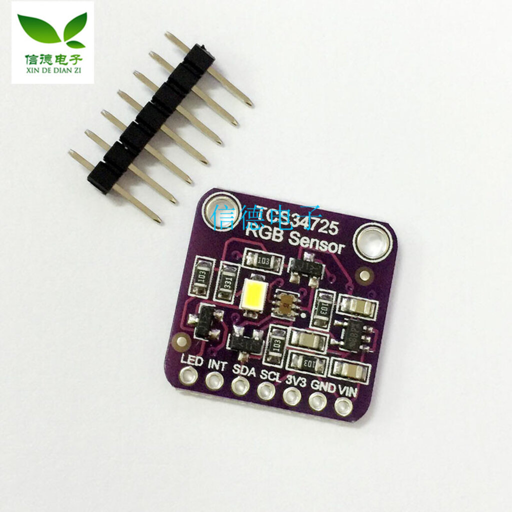 เซนเซอร์ตรวจจับสี TCS34725 Color Sensor Color Sensor Development Board ...