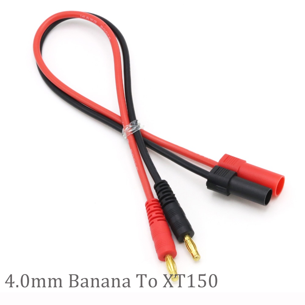 สายชาร์จแบตเตอรี่ 4.0 มม. เป็น Amass Mpx As150 Xt90 Trx Xt60 Ec5 พร้อมซิลิโคน 12Awg 30 ซม. ...