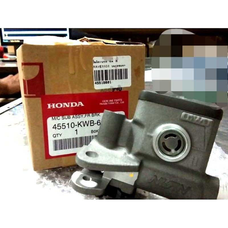 ปั้มดิสเบรคหน้าW110/i,W125เก่า,W100เก่า แท้เบิกศูนย์(ปั้มบน)(ไม่รวมมือ ...