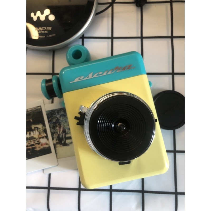 กล้อง Escura instant camera (instax mini) (เหลือชมพู1, สีฟ้า1) | Shopee ...