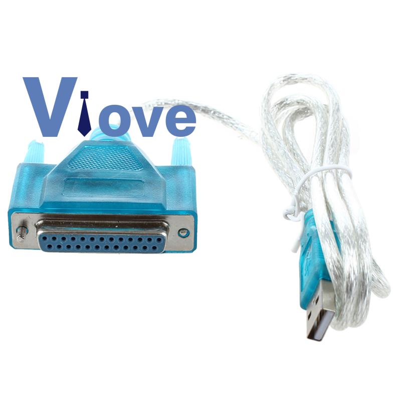 Usb To Printer Db25 25-Pin Parallel Port อะแดปเตอร์สายเคเบิ้ลพอร์ตแบบ ...