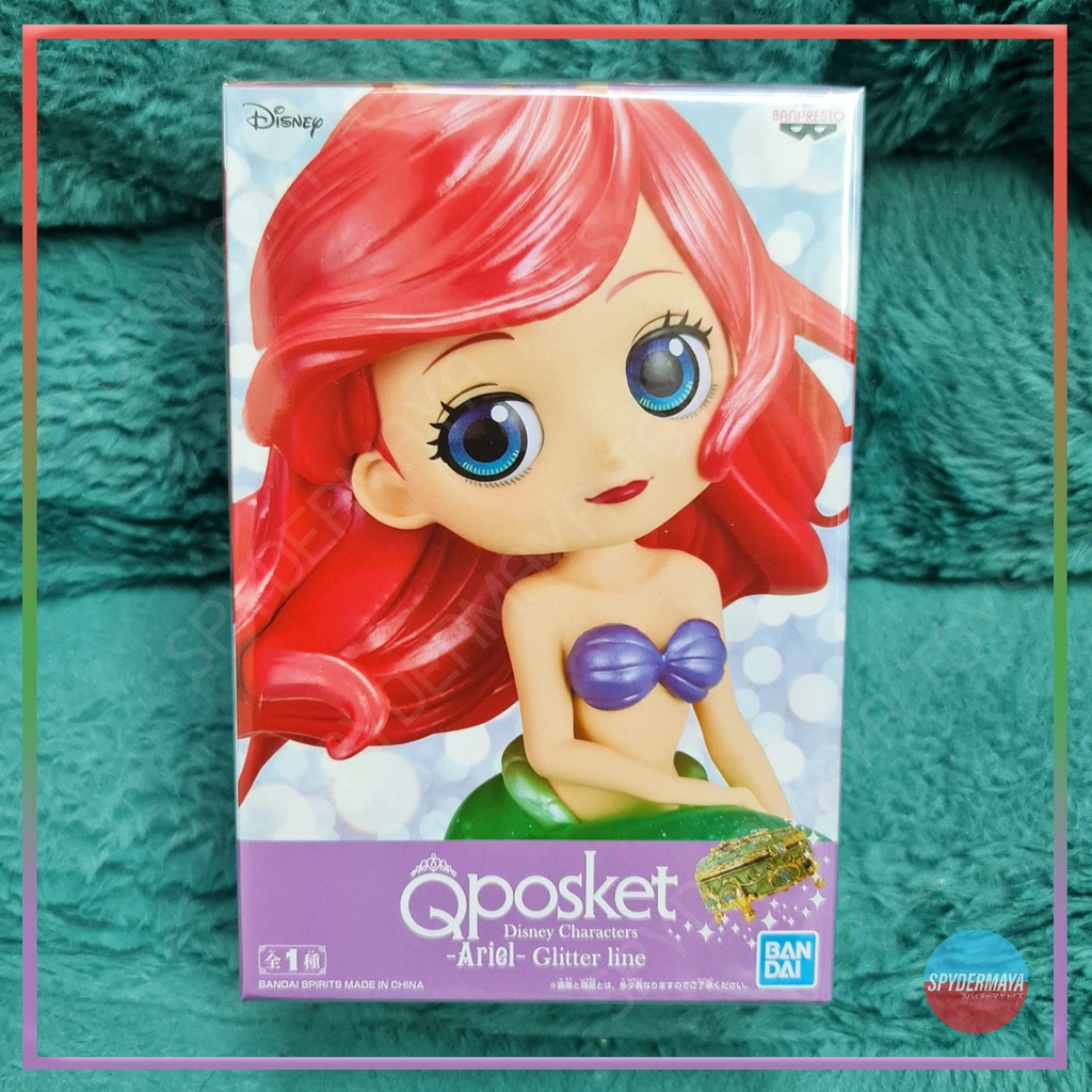 ฟิกเกอร์ Bandai Qposket Disney Characters - Ariel - Glitter Line ...