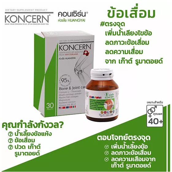 (ส่งฟรี) 2ขวด* Koncern เขียว 30 เม็ด ฟรี Mask N95 Nexthealth 3 ชิ้น ...