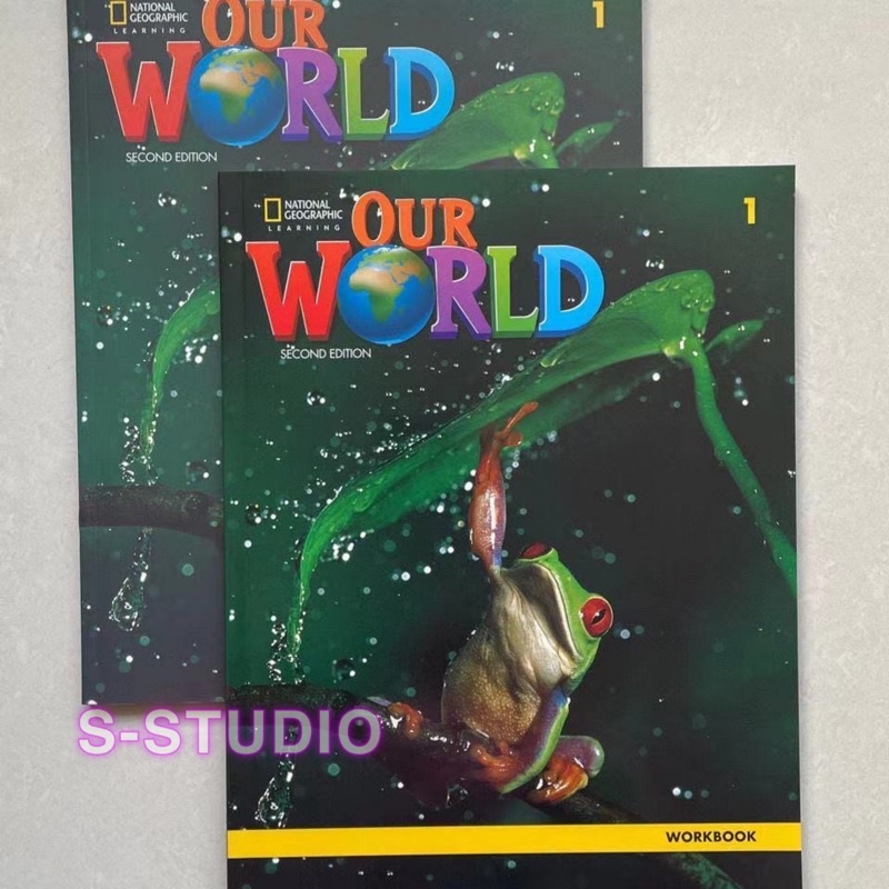 Our World Second Edition Student book+Work book การเรียนการอ่านภาษา ...