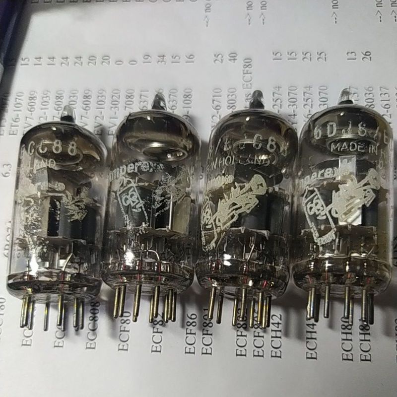 6DJ8/ECC88 GE SYLVANIA ราคา/หลอด | Shopee Thailand
