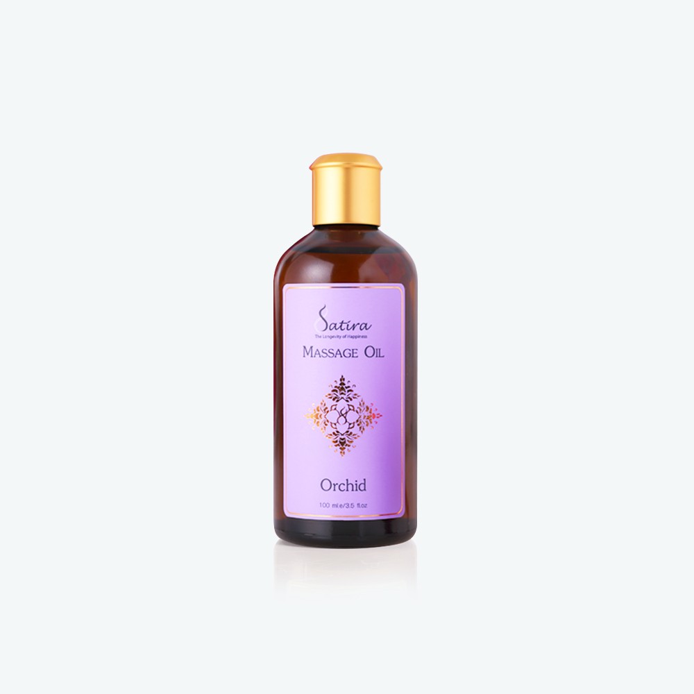 Satira Massage oil Orchid 100 ml สถิรา น้ำมันนวดผิวกาย กลิ่นดอกกล้วยไม้ ...