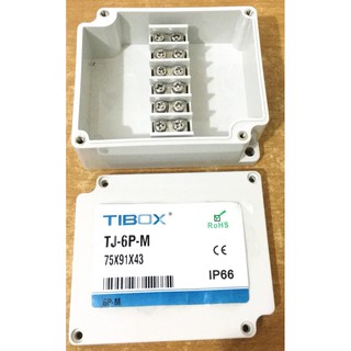 Tibox รุ่น TJ-6P-M : 6 Poles Terminal Block Box (กล่องต่อสายไฟ) IP66 ...