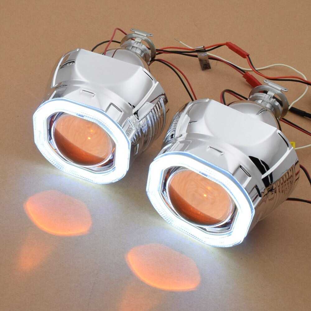 Britune Bi-xenon เลนส์โปรเจคเตอร์ 8.0 Angel Devil Eyes H4 H7 2.5 นิ้ว ...