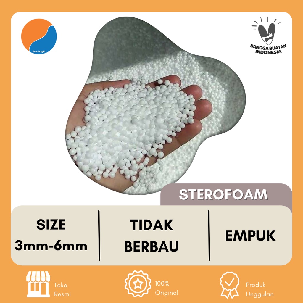Streofoam Granules/ STYROFOAM Granules/ Cork/ BEAN BAG REFILL | Shopee ...