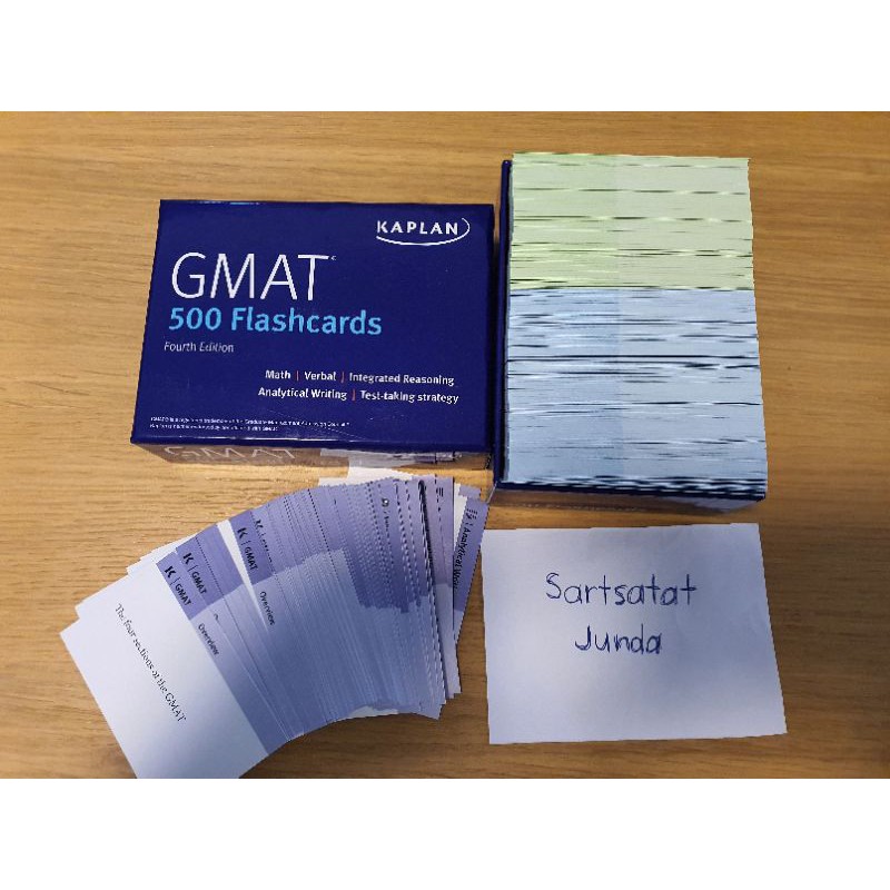 GMAT Flashcard 500 ใบ ของ Kaplan | Shopee Thailand