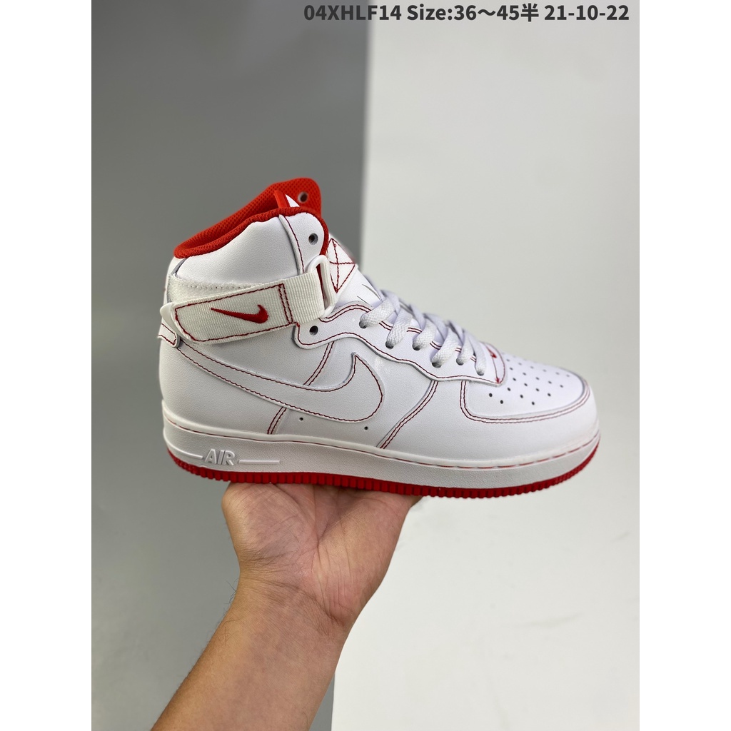 [พรีเมี่ยม] Nike Air Force 1 AF1 Mid Multi Color Casual High Top ...