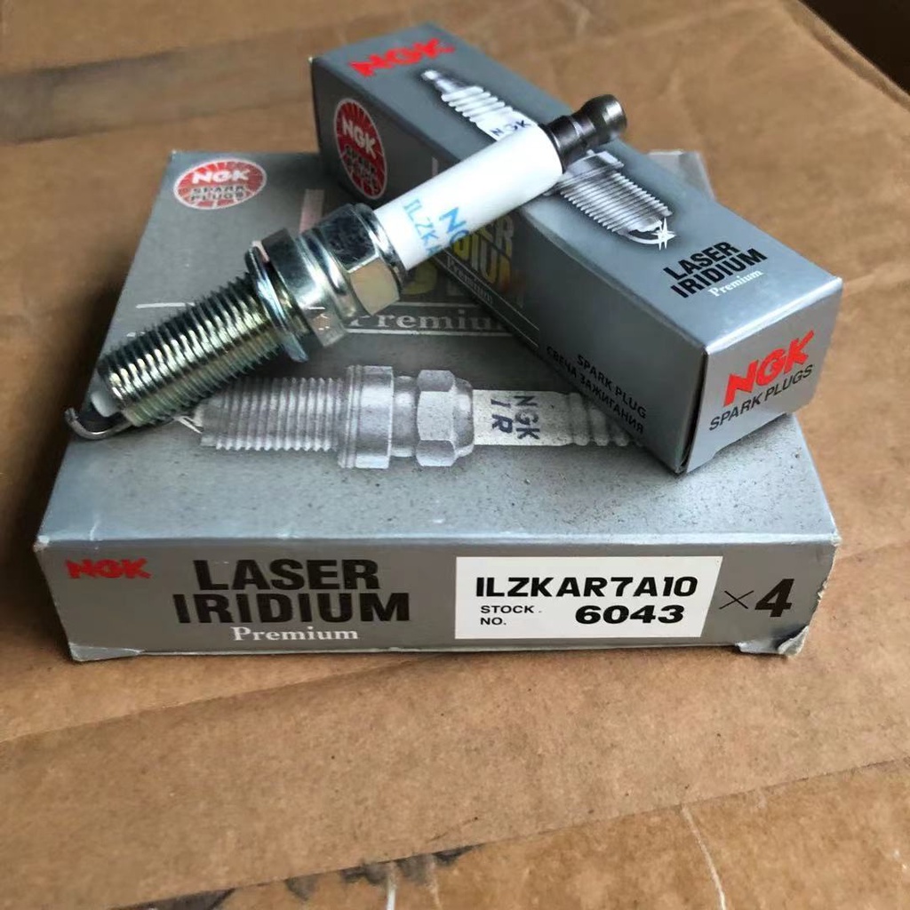 หัวเทียนรถยนต์ NGK iridium platinum ILZKAR7A10 6043 สำหรับ Mercedes ...