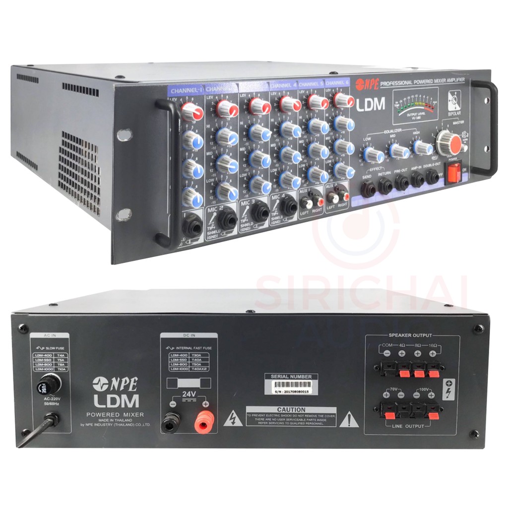 Power AMP (เครื่องขยายเสียง ) NPE รุ่น LDM-series (LDM550 , LDM800 , LDM1000) | Shopee Thailand