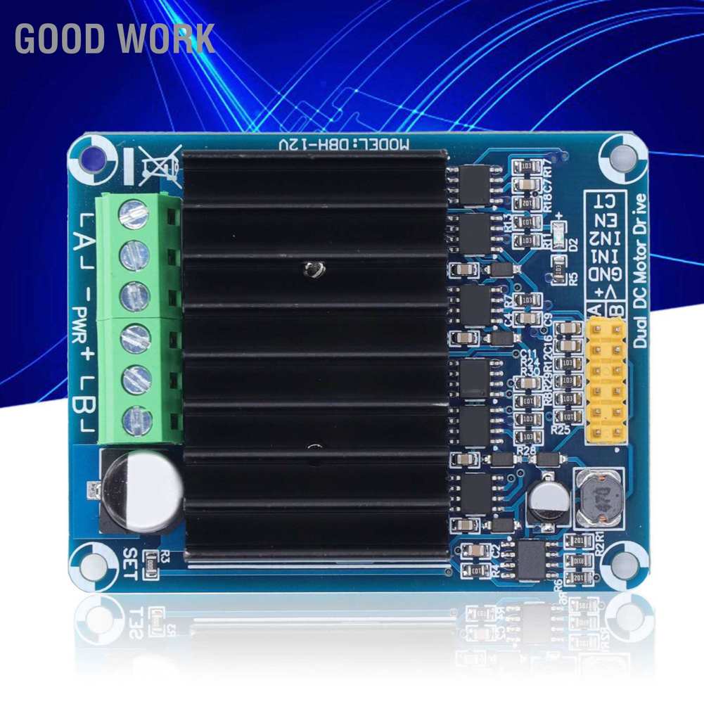 Good Work DC5‑15V 30A Motor Driver Module Dual Channel H Bridge DC ...
