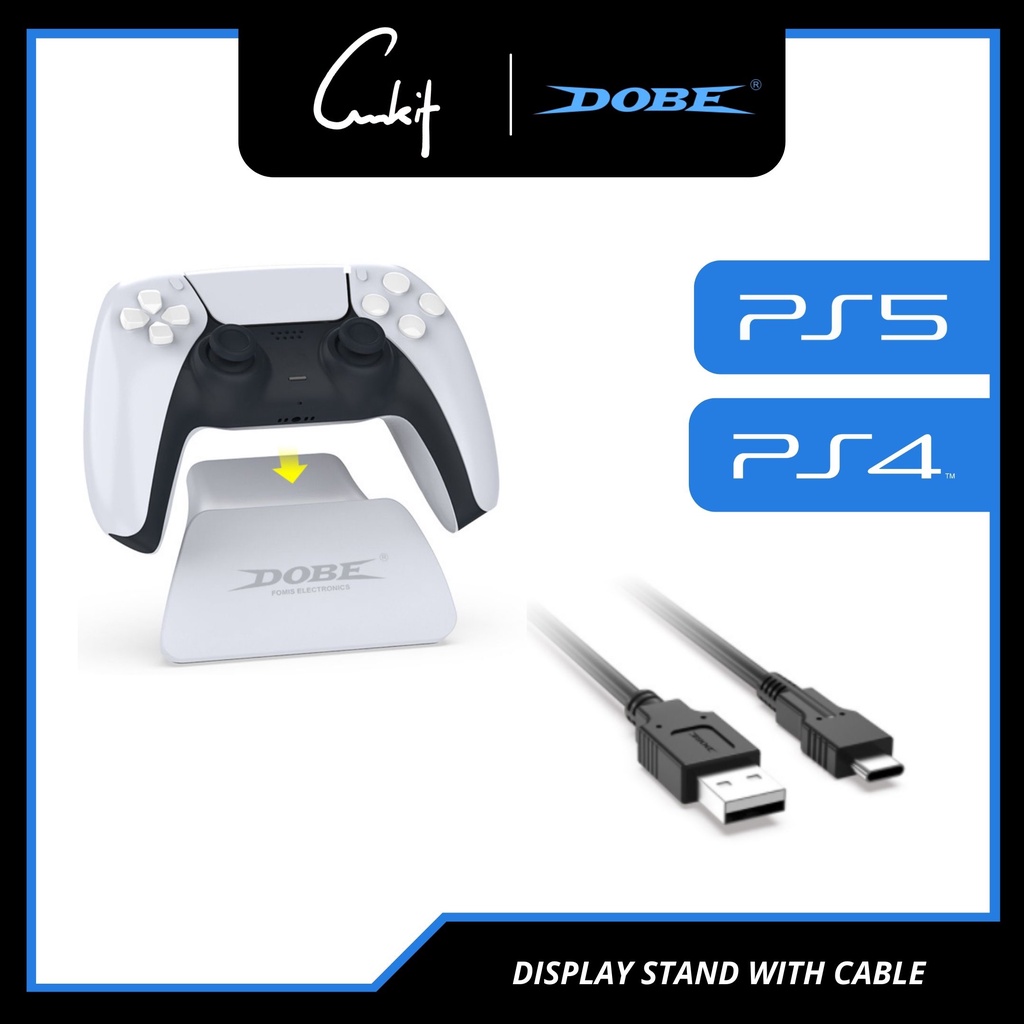 Dobe PS4 PS5 Controller Display Stand Dualshock Dualsense Display Stand ...