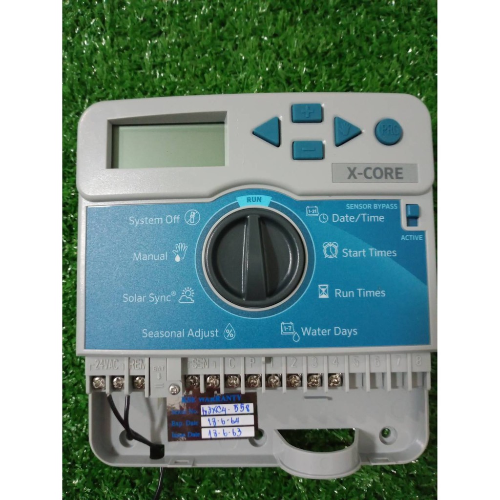 เครื่องตั้งเวลารดน้ำต้นไม้ 4 โซน ยี่ห้อ Hunter#Controller Hunter 4 โซน ...