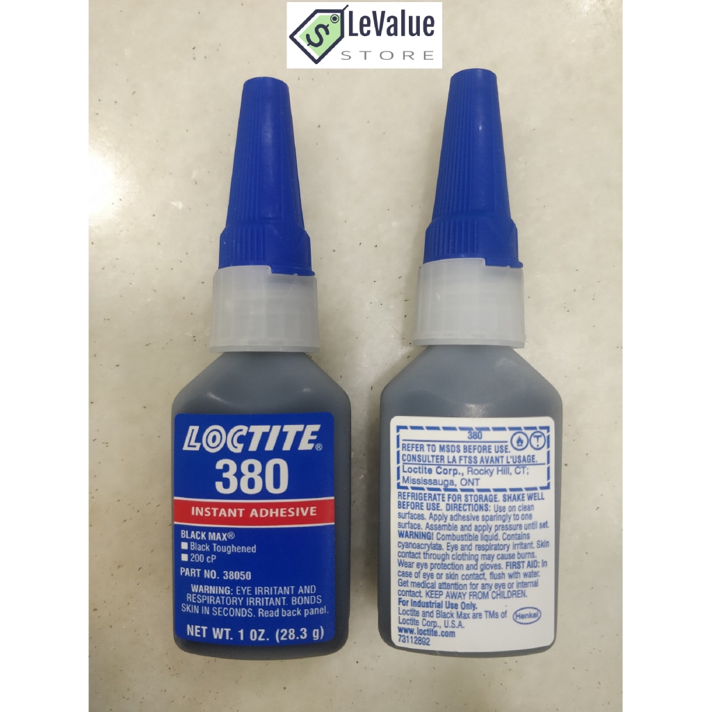 Loctite 380 กาวแม็กซ์ สีดํา 1 ออนซ์ 28.3 กรัม - 38050 | Shopee Thailand