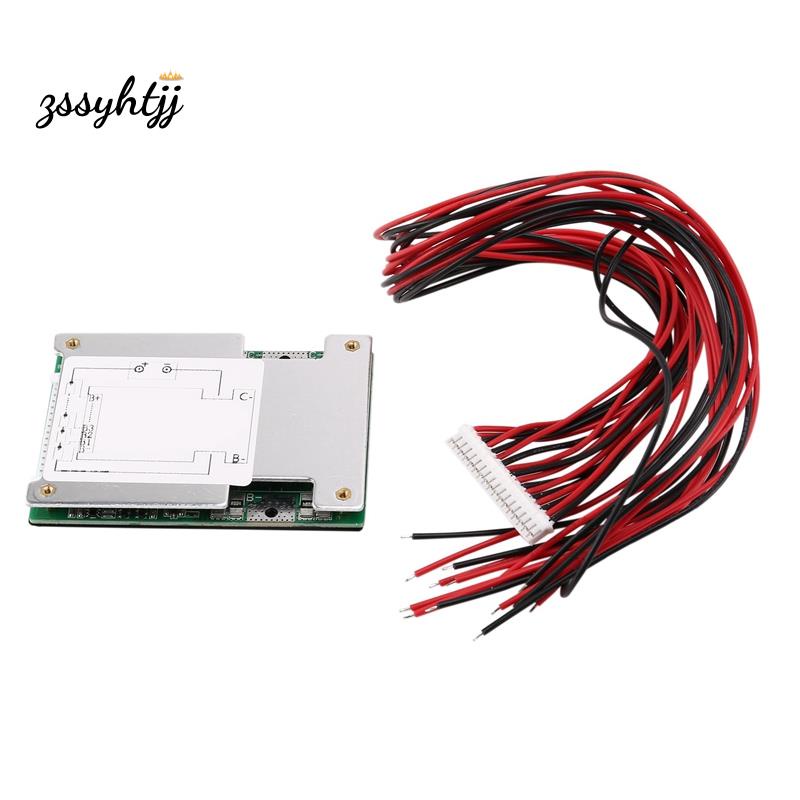 16S 48V 30A LiFePo4 Battery Protection Board BMS PCB with Balance for E ...