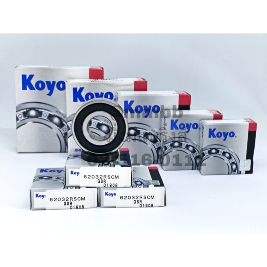 6203 2RS KOYO ตลับลูกปืนเม็ดกลมร่องลึก ฝายาง2 ข้าง (17mm x 40mm x 12mm ...
