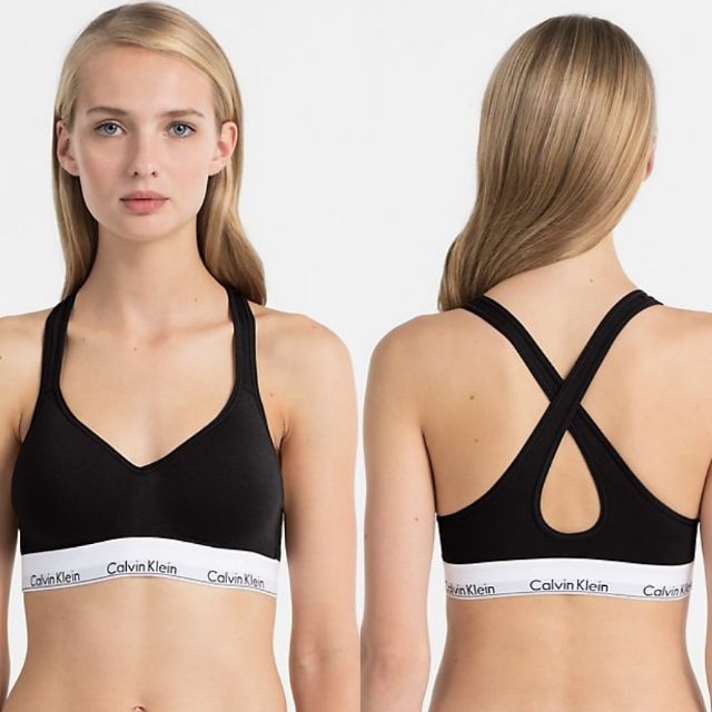 บรา Calvin Klein Push Up Bralette มีฟองน้ำ ของแท้ Shopee Thailand