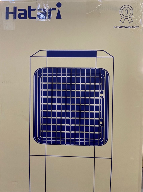 Hatari พัดลมไอเย็น AC PRO แถม Ice pack 2อัน ใส่น้ำได้ 12ลิตร ควบคุมด้วยรีโมท | Shopee Thailand