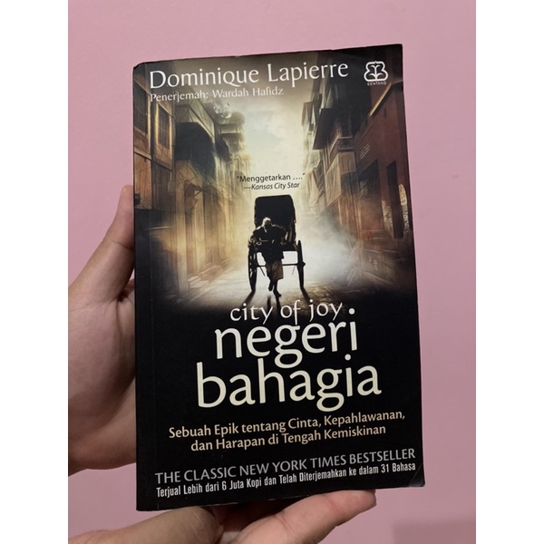 หนังสือนิยายภาษาอังกฤษ City of Joy Happy Dominique Lapierre Indonesian ...