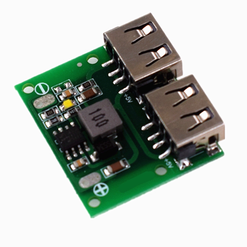 Dc-dc 9V / 12V / 24V To 5V Dual USB Output 3A Step-Down โมดูลเอาท์พุต 6 ...