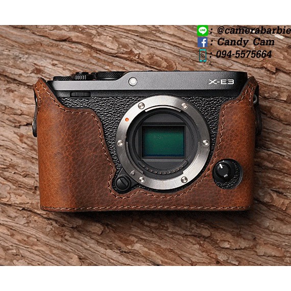 Half case เคสหนัง หนังแท้ Mr Stone Fujifilm XE3 | Shopee Thailand