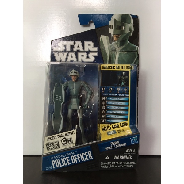 Hasbro Star Wars The Clone Wars Mandalorian Police Officer 3.75 1:18 ...
