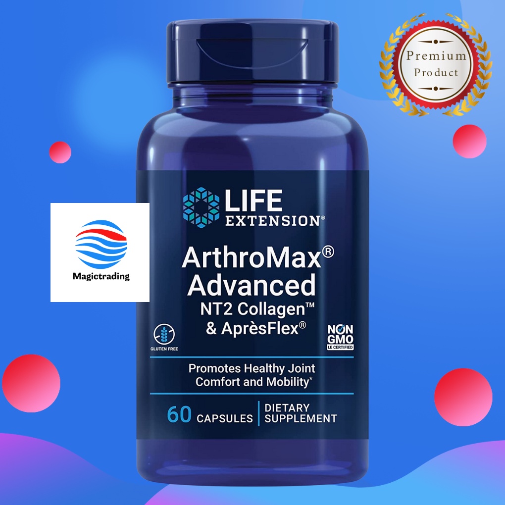 Life Extension ArthroMax Advanced with NT2 Collagen & ApresFlex / 60 ...