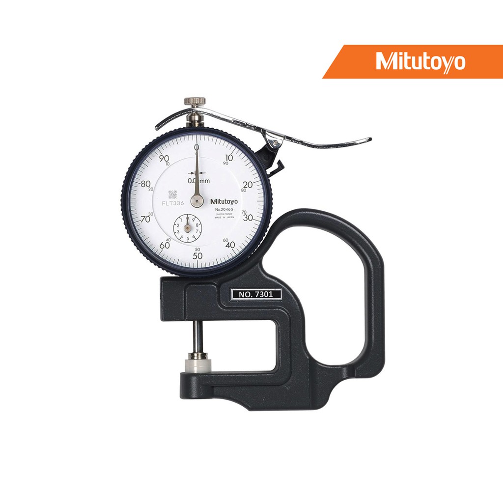 Mitutoyo ไดอัลเกจวัดความหนา รุ่น 7301a 7305a Dial Thickness Gauge No