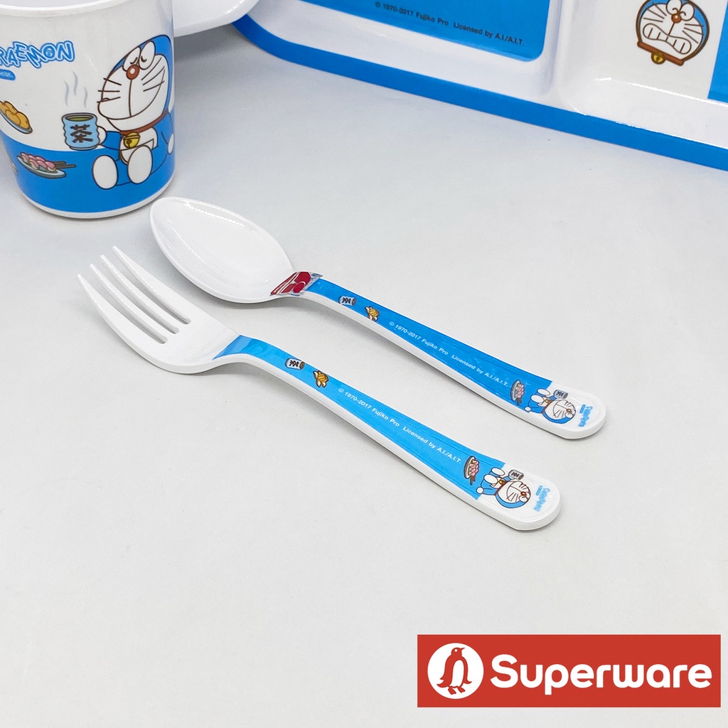 โดเรม่อน เทคอะเบรค จานเมลามีน ช้อนส้อม แก้วน้ำเด็ก DORAEMON Superware ศรีไทยซุปเปอร์แวร์ [ขายแยก ...