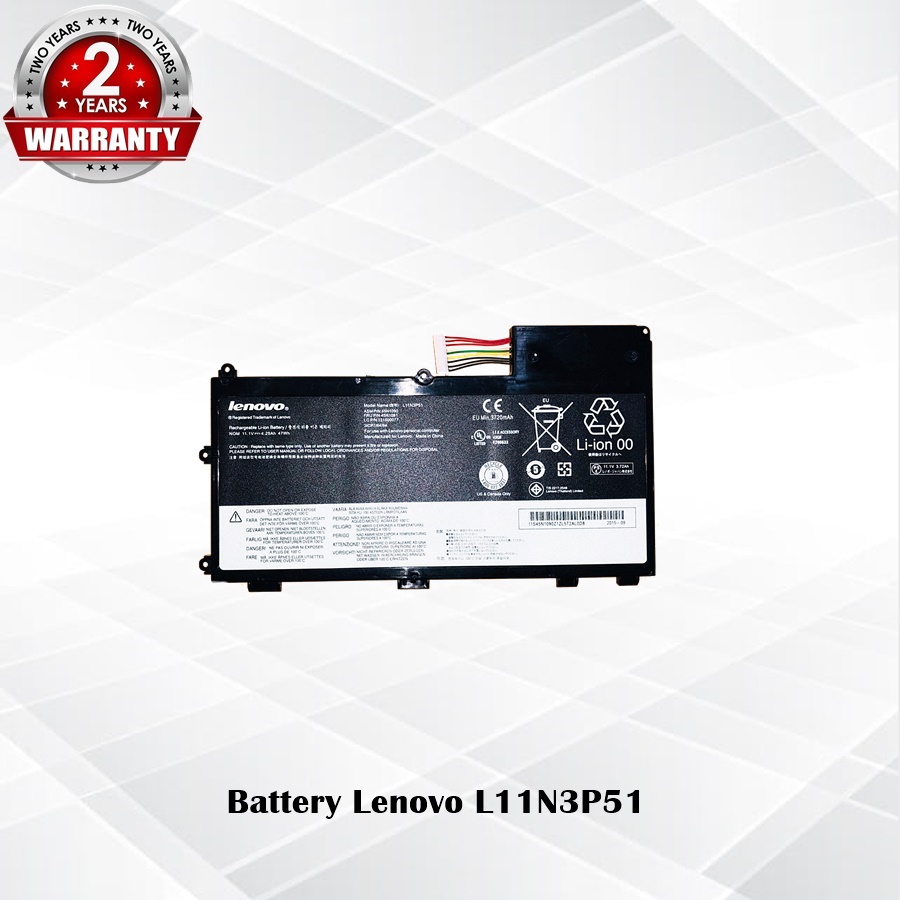 Battery Lenovo L11N3P51 / แบตเตอรี่โน๊ตบุ๊ค รุ่น T430U L11S3P51 45N1090 ...