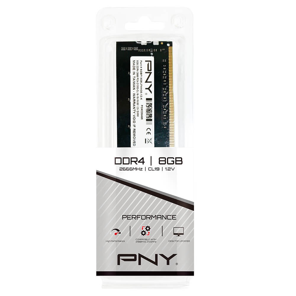PNY DDR4 2666MHz Desktop Memory Single Channel (8GB &16GB) | Shopee ...