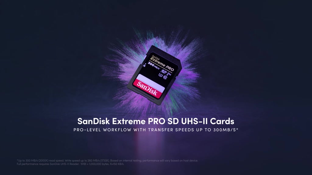 SanDisk Extreme PRO SDXC UHS-II Cards 256 GB / Speed 300 MB/s (SDSDXDK ...