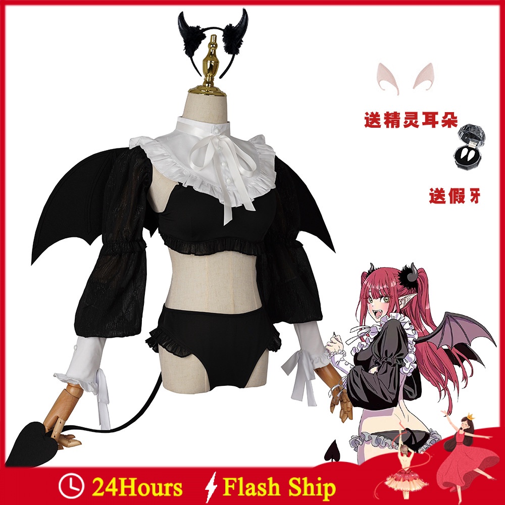 ชุดว่ายน้ํา ชุดบิกินี่คอสเพลย์ การ์ตูนอนิเมะ My Dress Up Darling ...