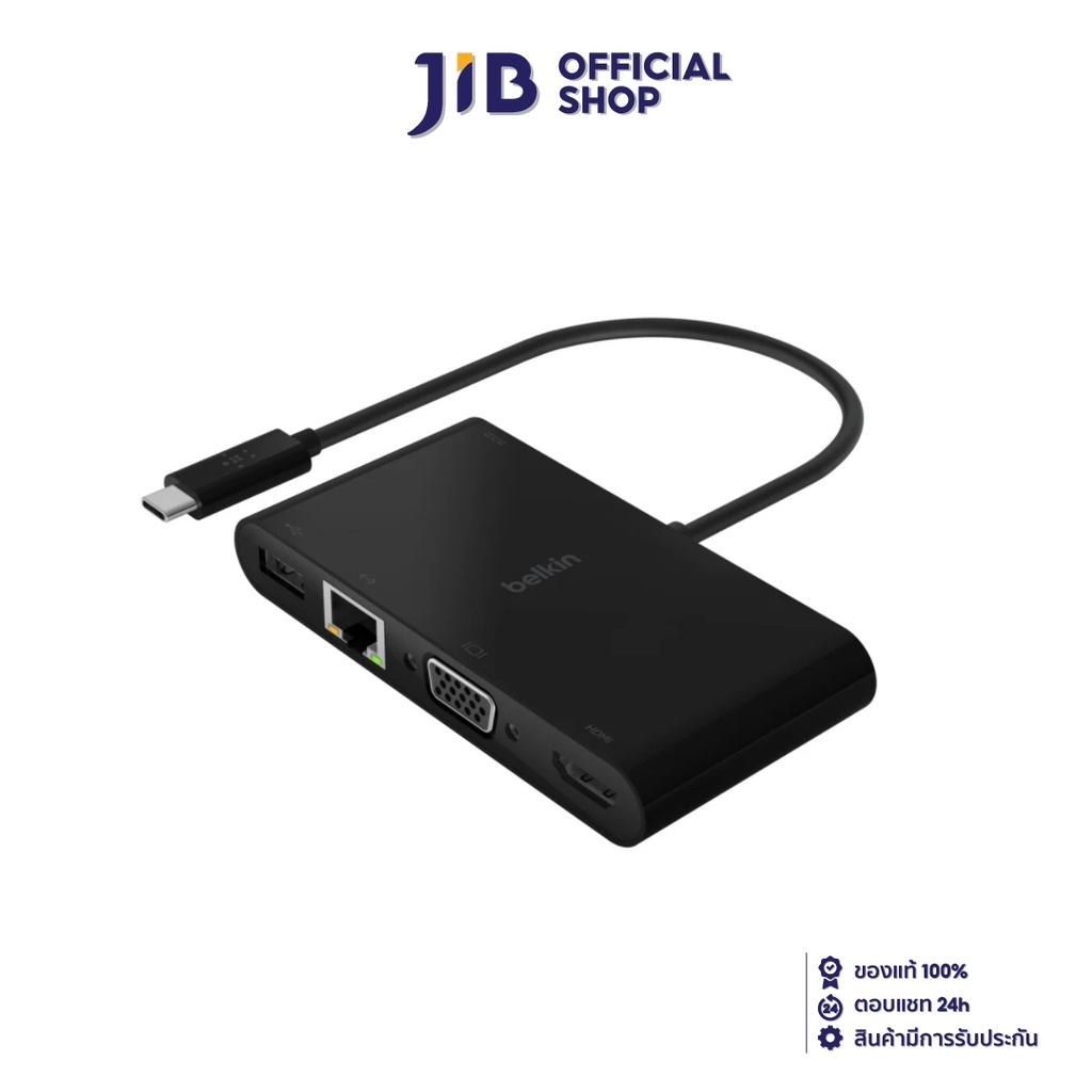 USB TYPE-C MULTIPORT ADAPTER (อุปกรณ์แปลงสัญญาณ) BELKIN USB-C 5-IN-1 ...