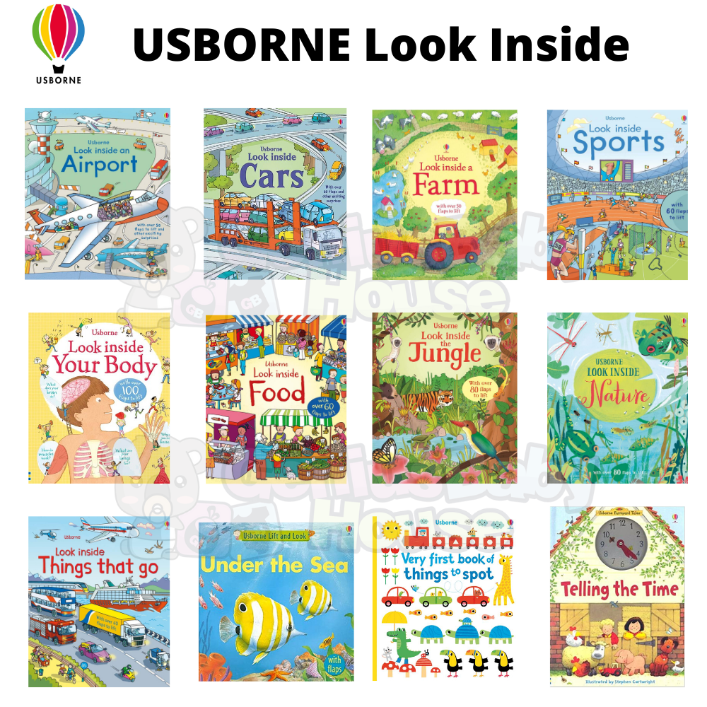 [ Genius Baby House ] Usborne Look Inside / Lift & Look / Farmyard ...