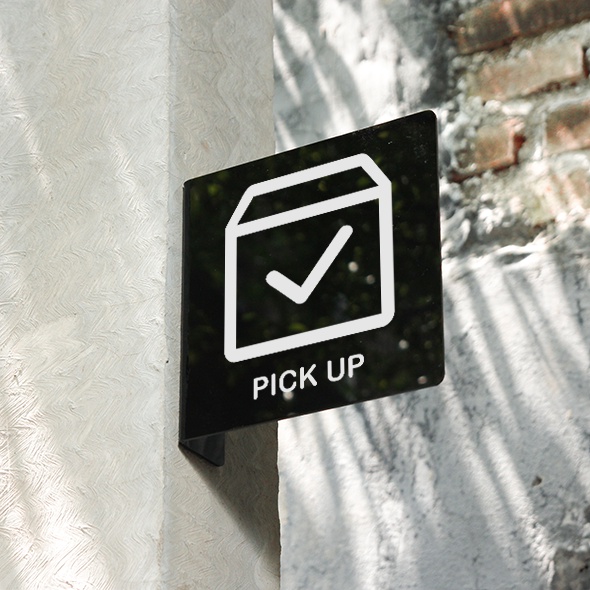 อะคริลิค Pop Up Signage Square Signage 15 x 15 cm - Pick Up | Shopee ...