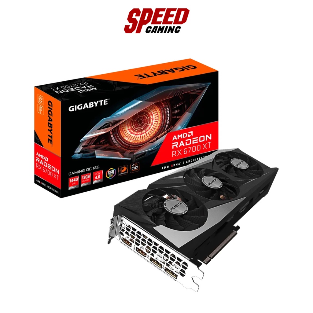 GIGABYTE VGA CARD RADEON RX6700XT GAMING OC 12GB GDDR6/3Y By Speed ...