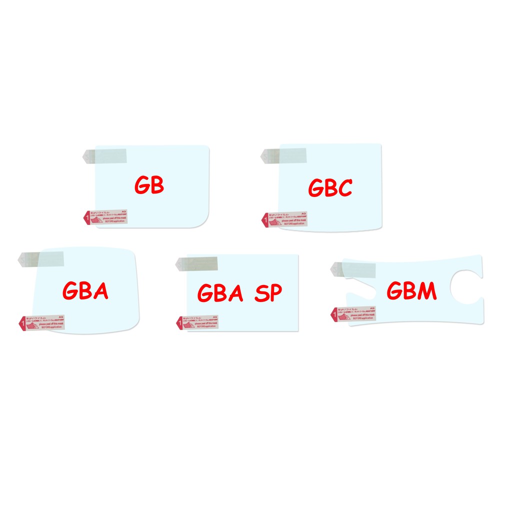 ฟิล์มกันรอยเกมส์บอย LCD Screen Protector Film For Nintendo Gameboy GB ...